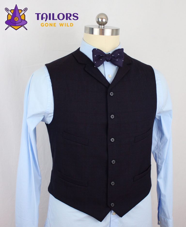 11th Doctor "Anniversary" Waistcoat Sewing Pattern - Tailors Gone Wild