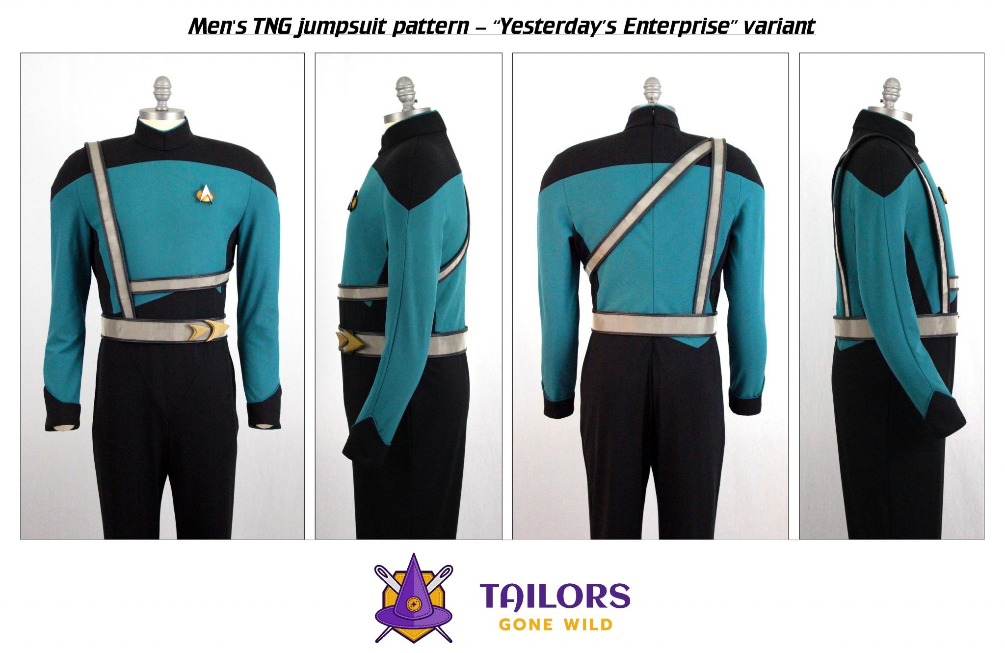 Men's TNG Jumpsuit Sewing Pattern - Tailors Gone Wild